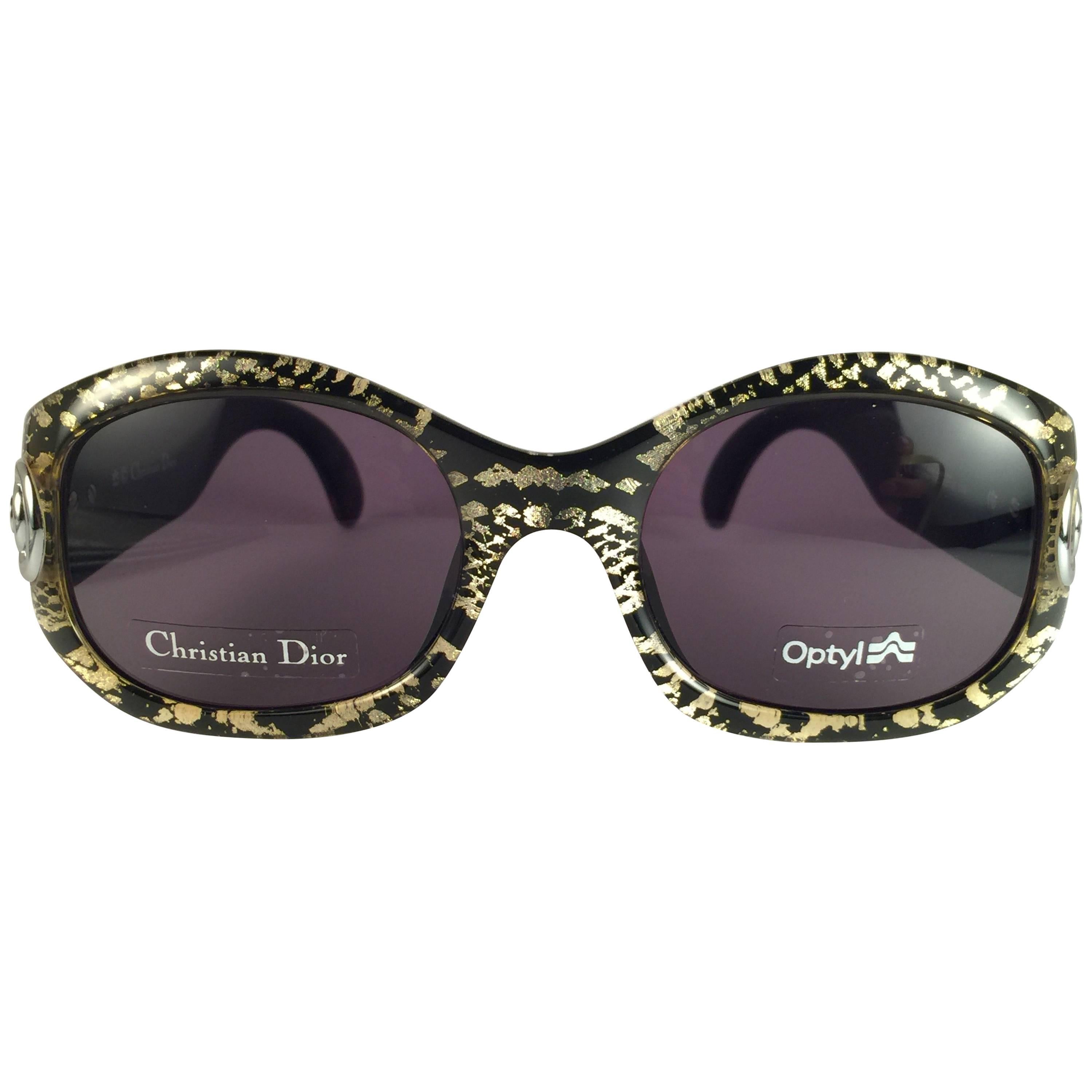 New Vintage Christian Dior 2958 Snake Print 1990's Optyl Sunglasses ...