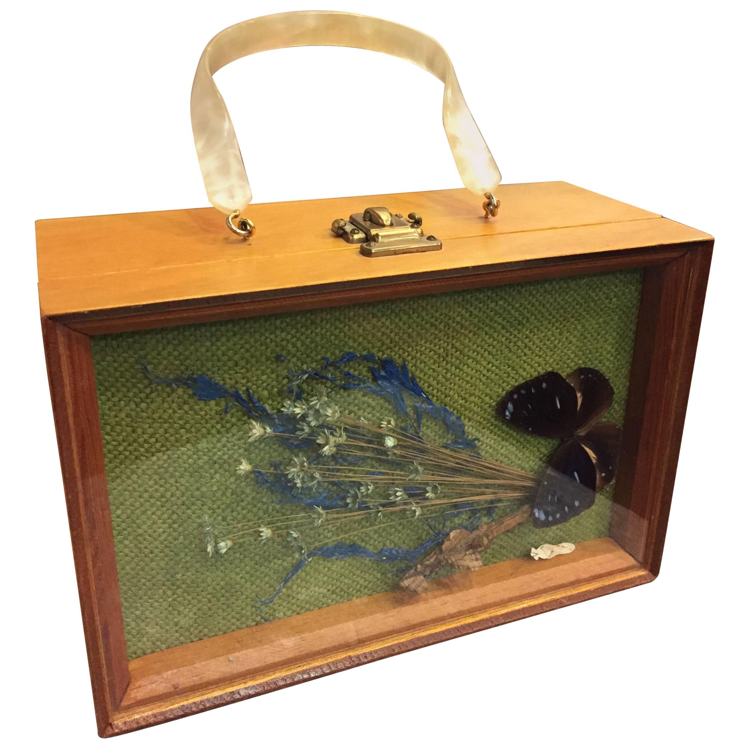 1960's Butterfly Shadow Box Novelty Purse For Sale at 1stDibs | novelty ...