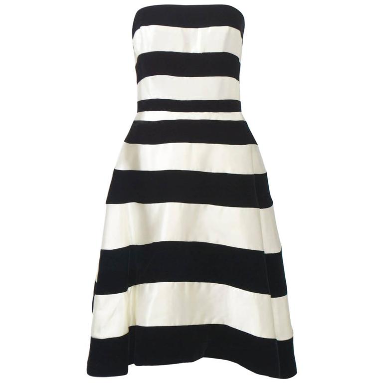 Victor Costa Strapless Dress For Sale at 1stDibs | victor costa dress ...