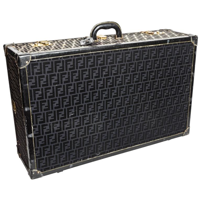 Rare Fendi Zucca Pattern Hard Sided Suitcase Trunk at 1stDibs | fendi ...