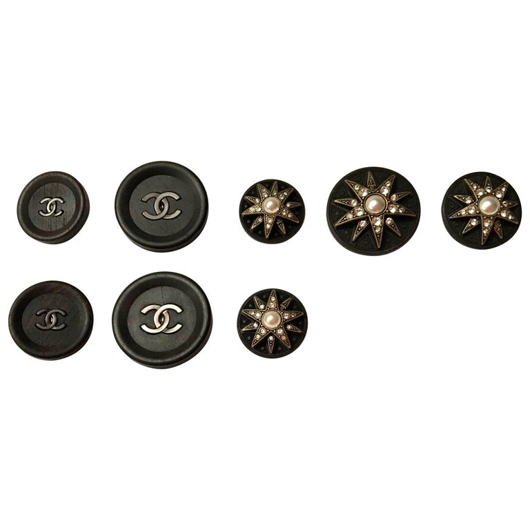 Chanel Button Collection Rare For Sale at 1stDibs