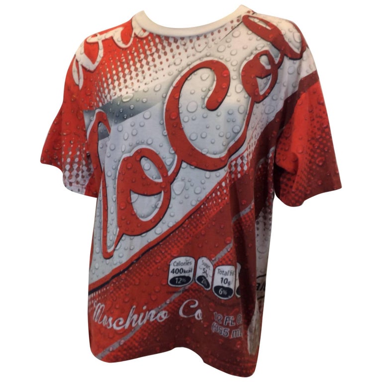 Moschino Coca Cola T-Shirt For Sale at 1stDibs