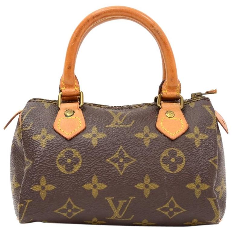 Louis Vuitton Mini Speedy Sac HL Monogram Canvas Hand Bag at 1stDibs