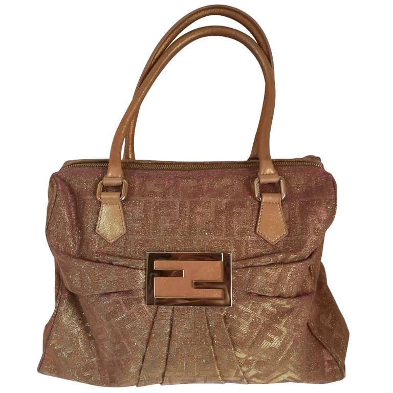 Fendi Straw Wicker Handbag With Leather Case NEW at 1stdibs