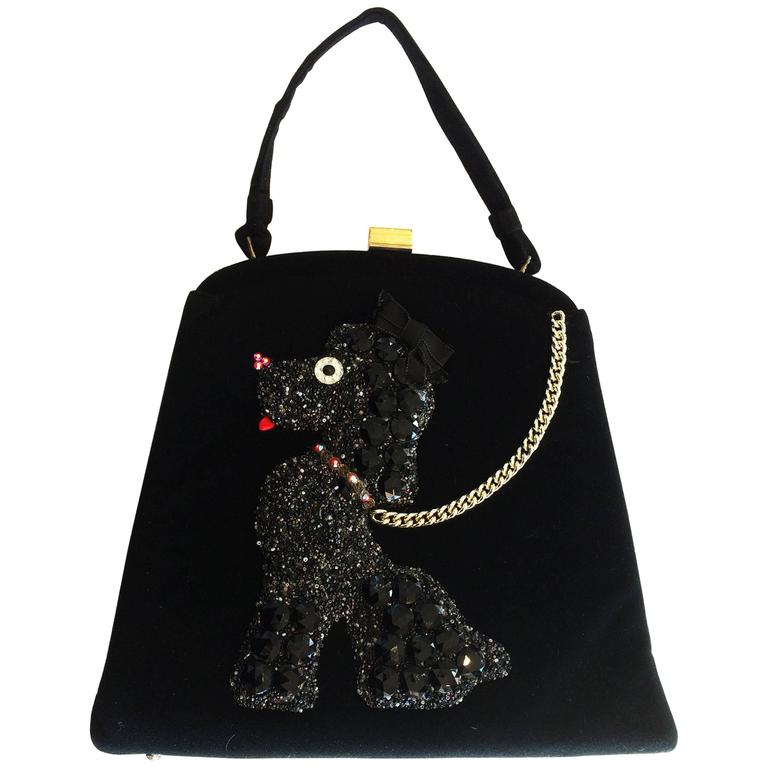 Rare Poodle Purse Handbag made by Soure New York at 1stdibs