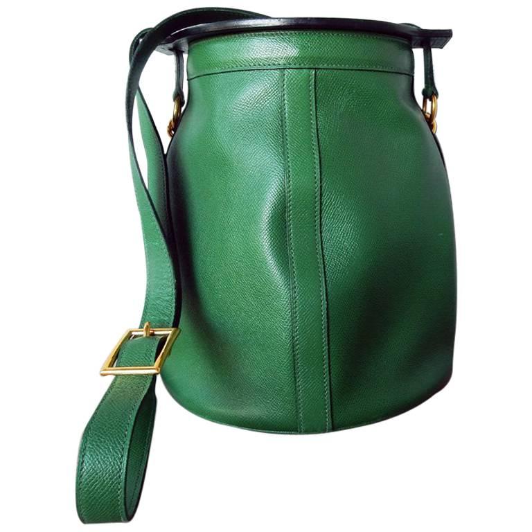 Rare Hermes Farming Bucket Shoulder Strap Bag For Sale at 1stDibs ...