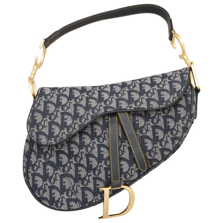 Christian Dior by John Galliano Logo Saddle Bag at 1stDibs | john ...