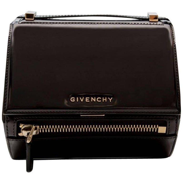 Givenchy Pandora Box Mini Patent Leather Shoulder Bag at 1stDibs