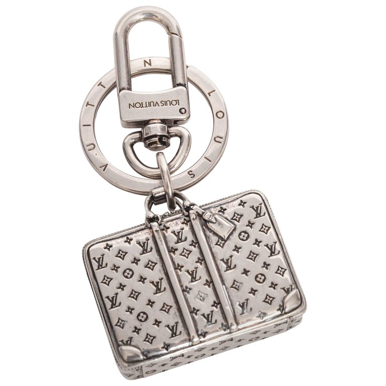 Louis Vuitton Silver Metal Charm / Key Holder at 1stDibs