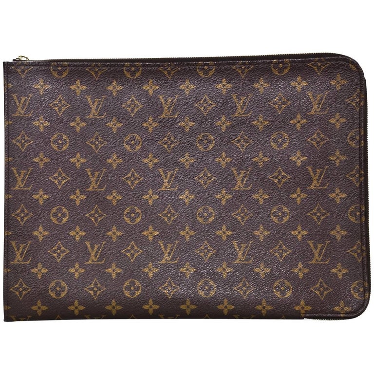 Louis Vuitton Monogram Poche Documents Portfolio Case For Sale at 1stDibs