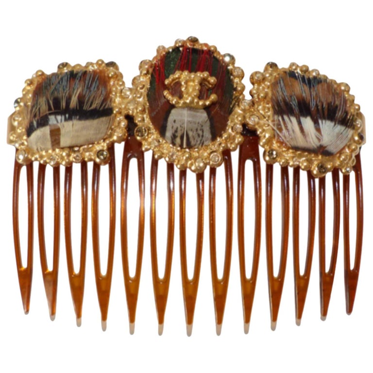 Rare Chanel Paris Edimbourg Hair Comb / LIKE NEW at 1stDibs