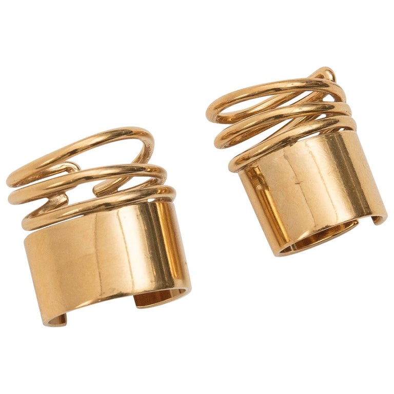 Balenciaga by Nicolas Ghesquière Two Brass Coil Rings, Spring 2013 at ...