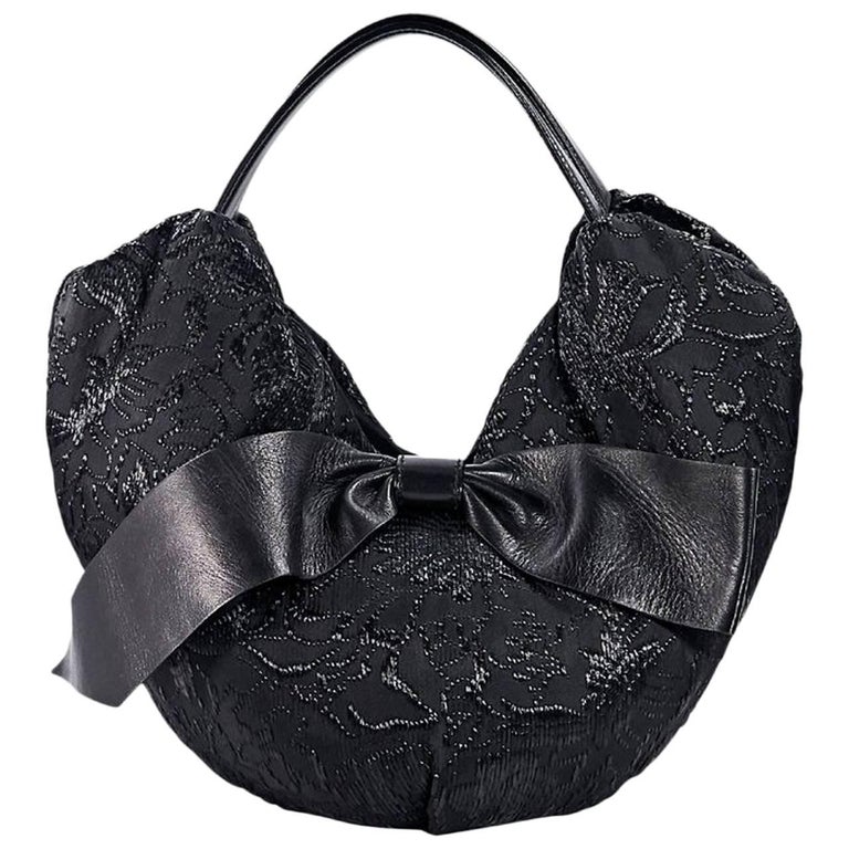 Black Valentino Embroidered 360 Hobo Bag For Sale at 1stDibs ...
