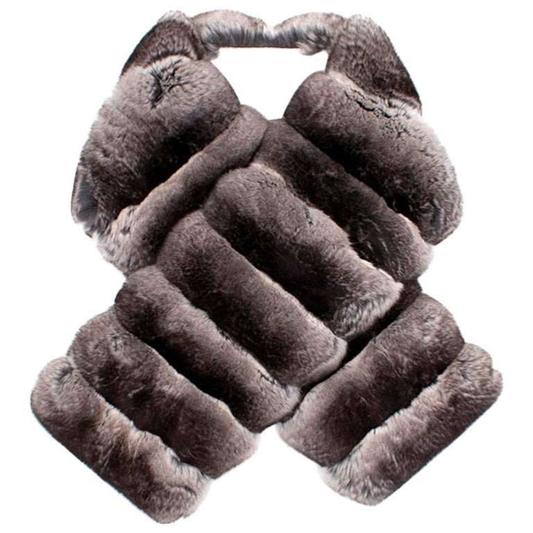 Prada Chinchilla Fur Scarf Neck Wrap at 1stDibs | chinchilla chanel ...