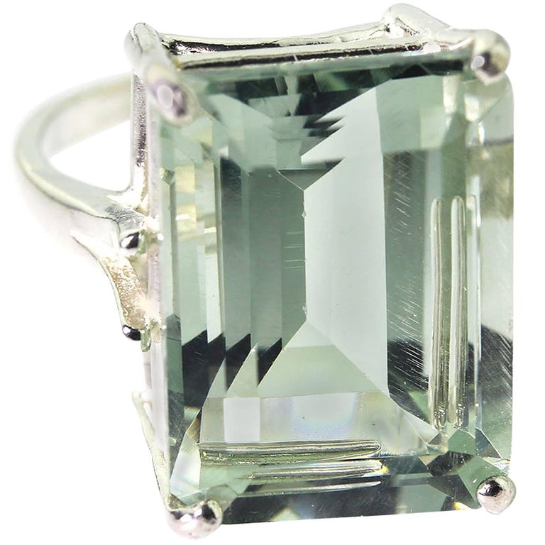 Brilliant Prasiolite Ring at 1stDibs
