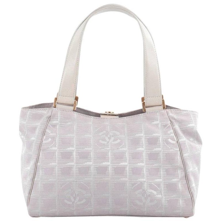 Chanel Travel Line Handbag Nylon Medium at 1stDibs