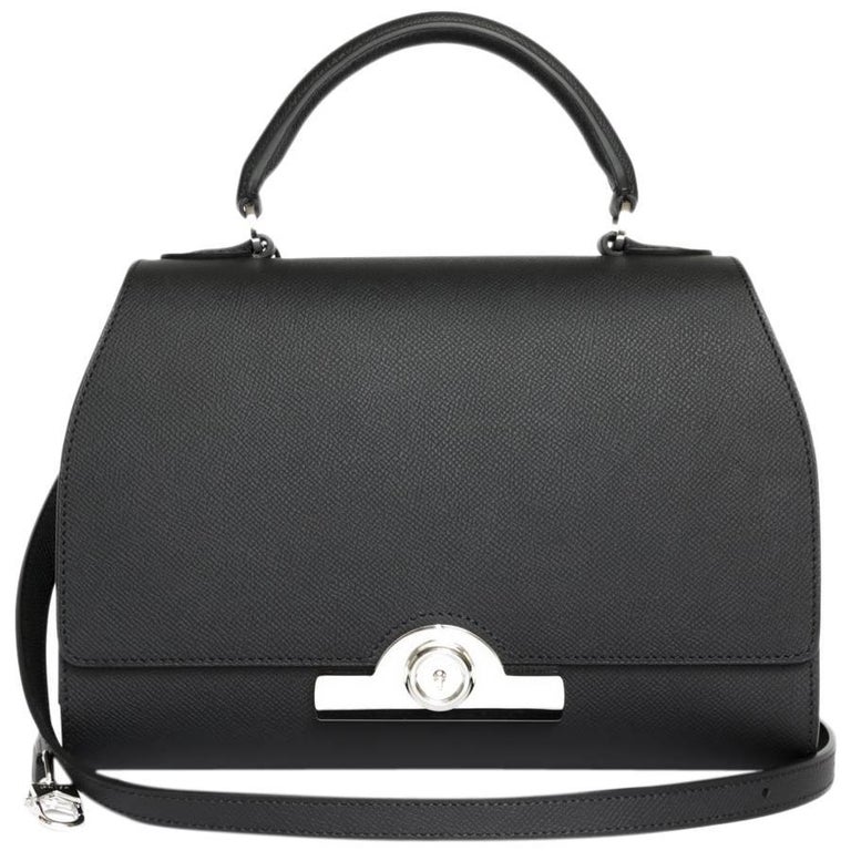MOYNAT 'Rejane' Bag in Black Calf Leather at 1stDibs | moynat sale ...