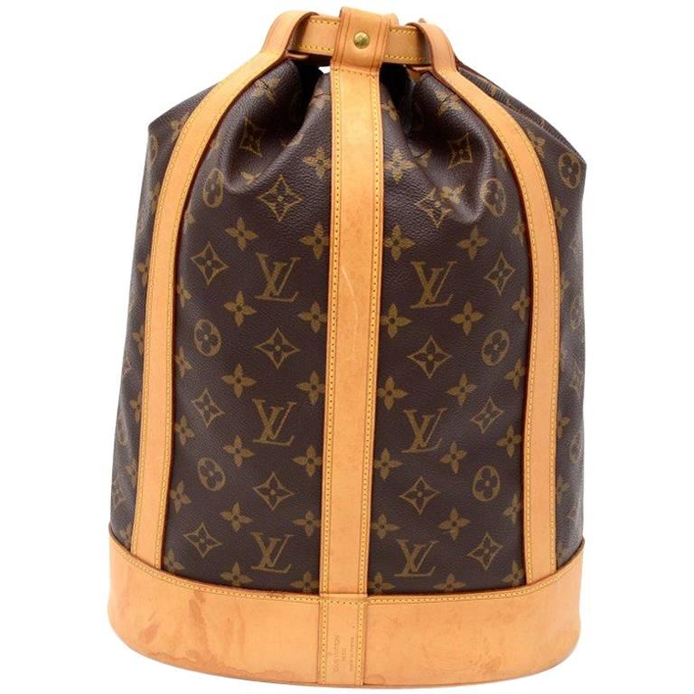 Louis Vuitton Randonnee Monogram Canvas Shoulder Bag at 1stDibs