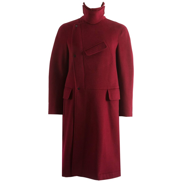 E. Tautz Autumn-Winter 2014 Men's red overcoat For Sale at 1stDibs ...