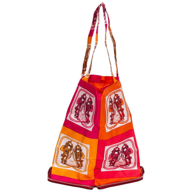 Hermès Red Silky Pop Bag For Sale at 1stDibs