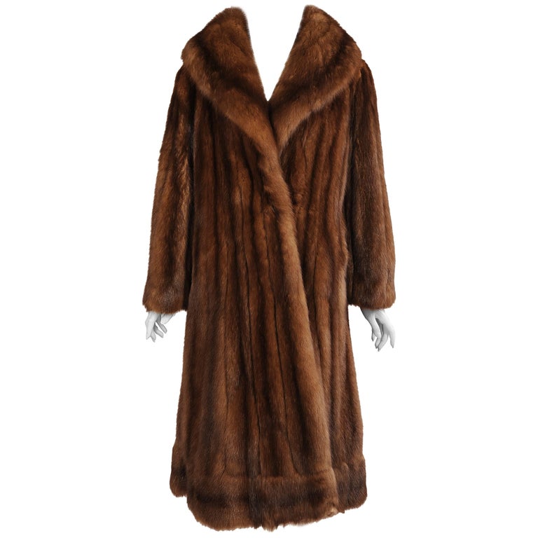 Sable Swing Coat Classic Shawl Collar at 1stDibs | john tauben furs ...
