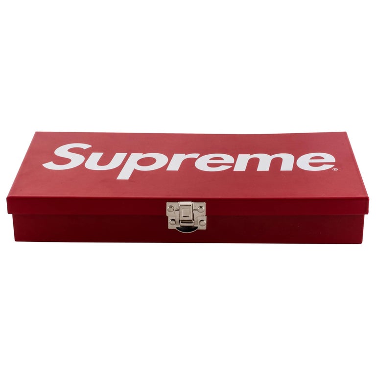 Supreme Red Tool Box Men's Keepall Travel Decorative Storage Keepsake ...