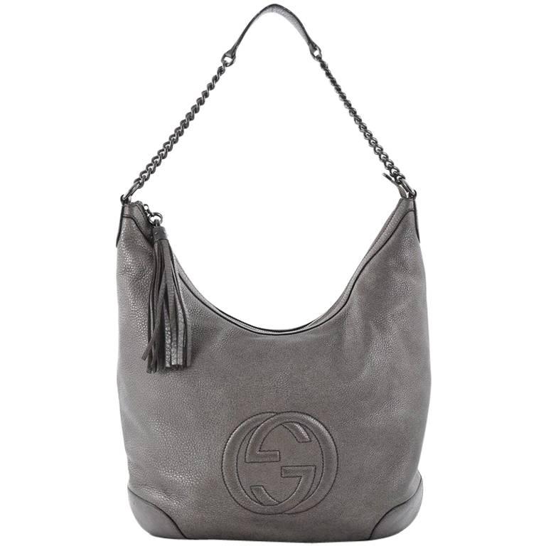 Gucci Soho Chain Strap Hobo Leather Medium at 1stDibs | gucci soho hobo ...