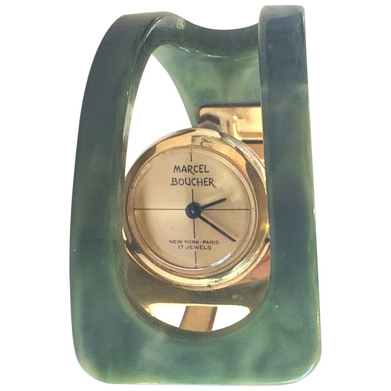 Mid Century bakelite watch by Marcel Boucher at 1stDibs | marcel ...