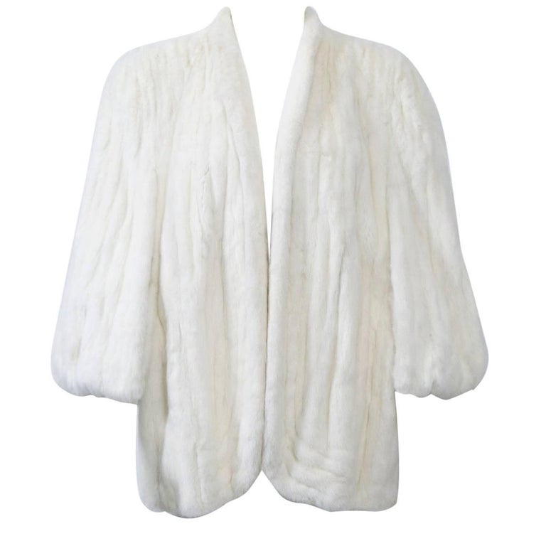 Vintage Ermine Jacket/Cape at 1stDibs