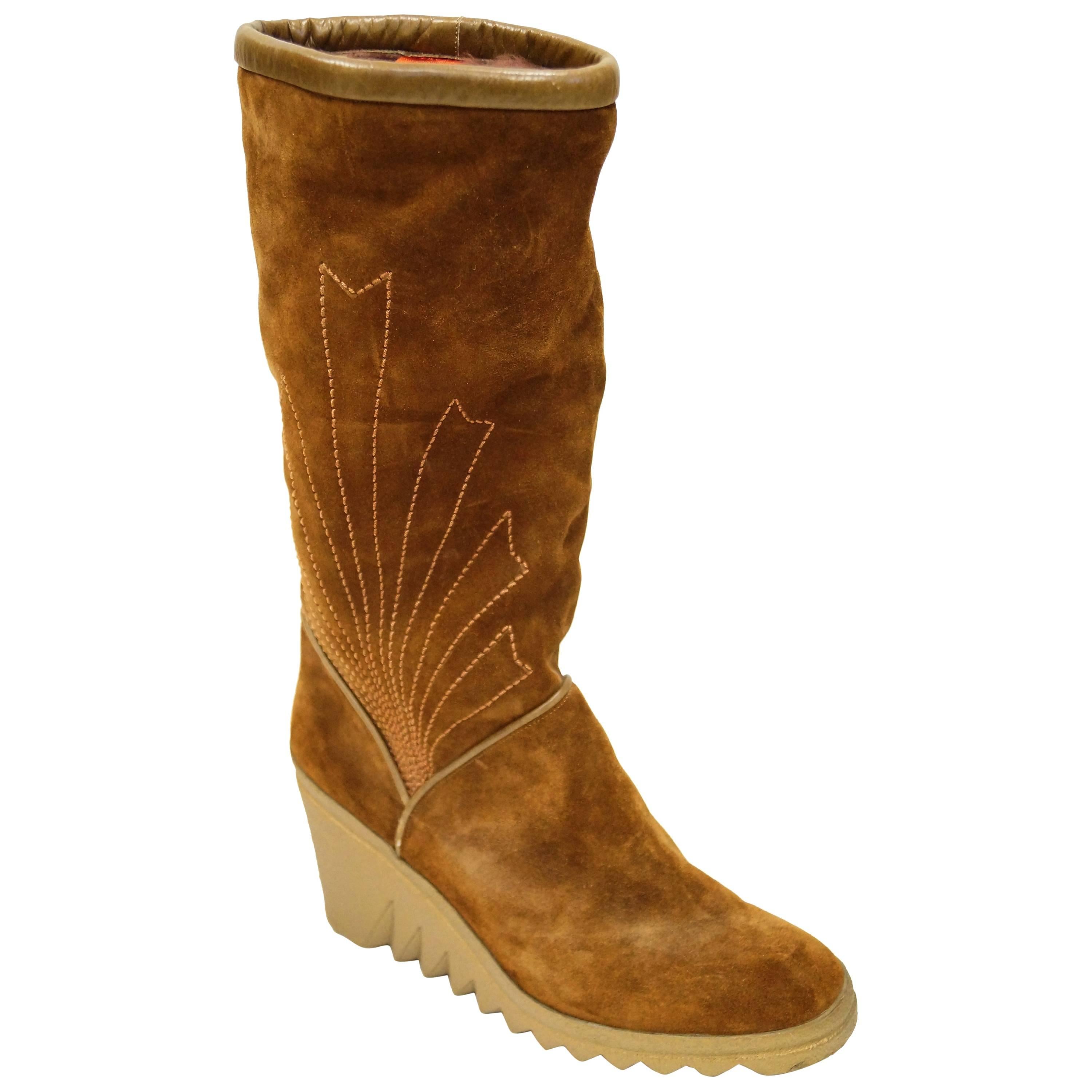 Devi Kroell Unworn Snakeskin and Suede Clogs For Sale at 1stDibs ...