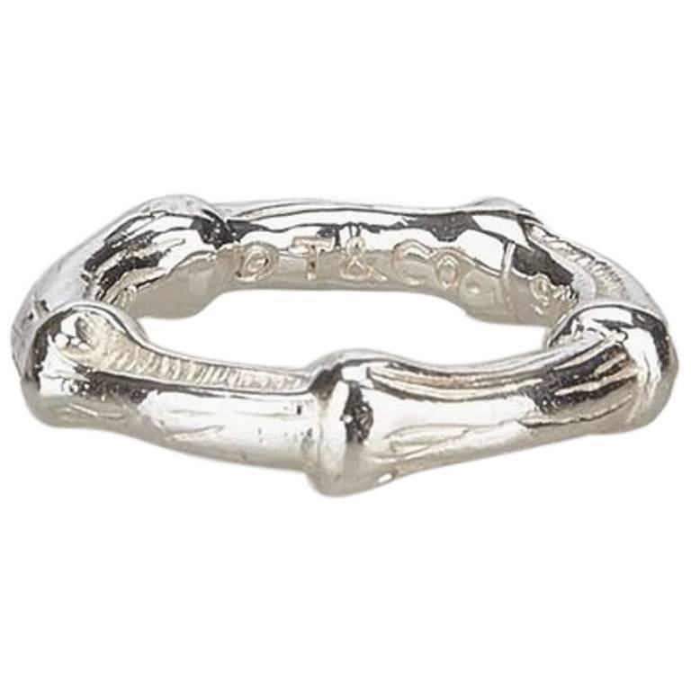 Sterling Silver Tiffany and Co. Bamboo Ring For Sale at 1stDibs ...