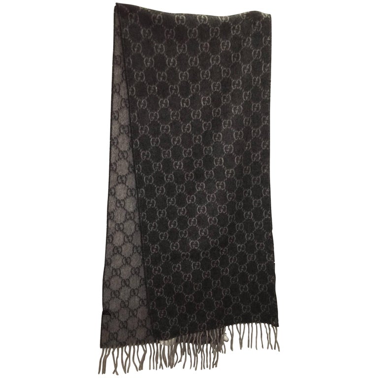 Gucci Monogram Scarf at 1stDibs | gucci monogram shawl