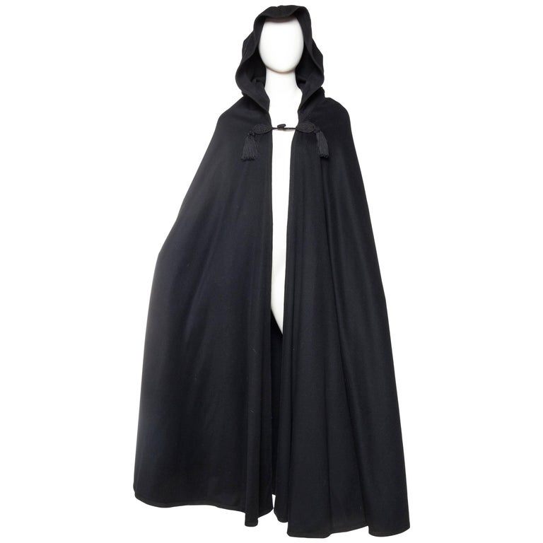 Yves Saint Laurent YSL Rive Gauche Cape with Hood, 1970s at 1stDibs ...