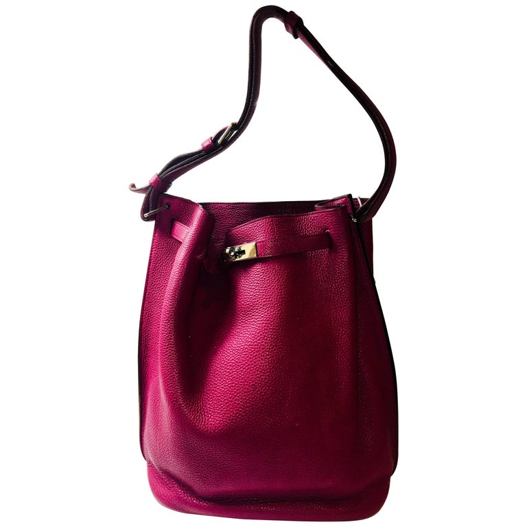 Hermes Plum So Kelly Bag at 1stDibs