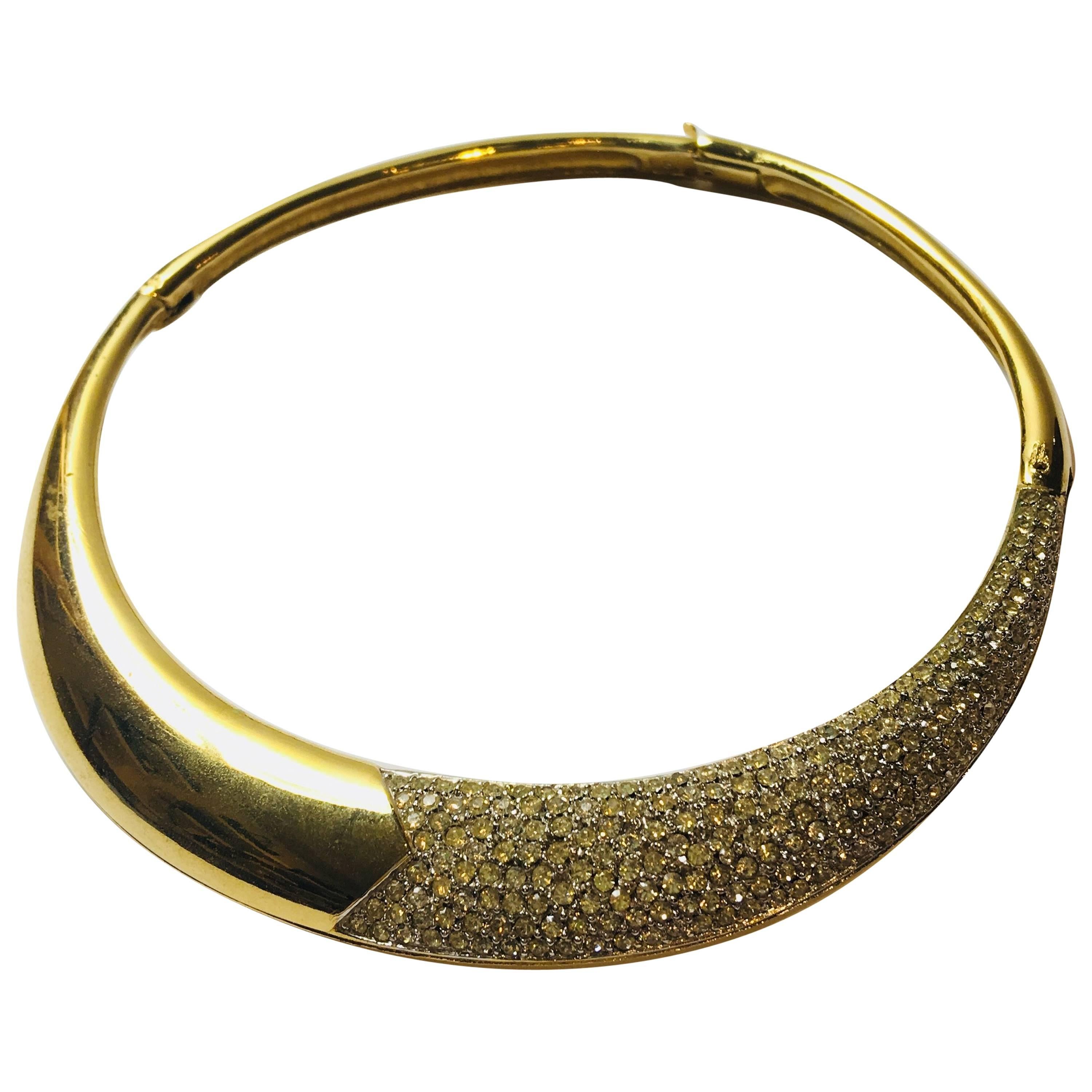 Lanvin Enamel Swirl Knot Necklace For Sale at 1stDibs