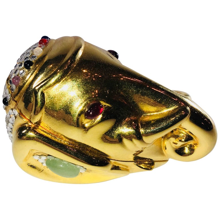 Judith Leiber Elephant Pill Box at 1stDibs