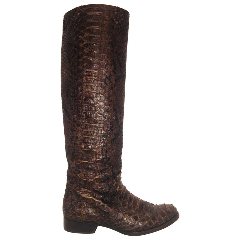 Michael Kors Python Boots at 1stDibs