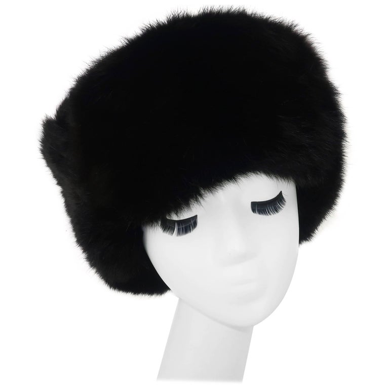 Vintage Russian Sable Fur Hat With Ear Flaps at 1stDibs | russian sable ...