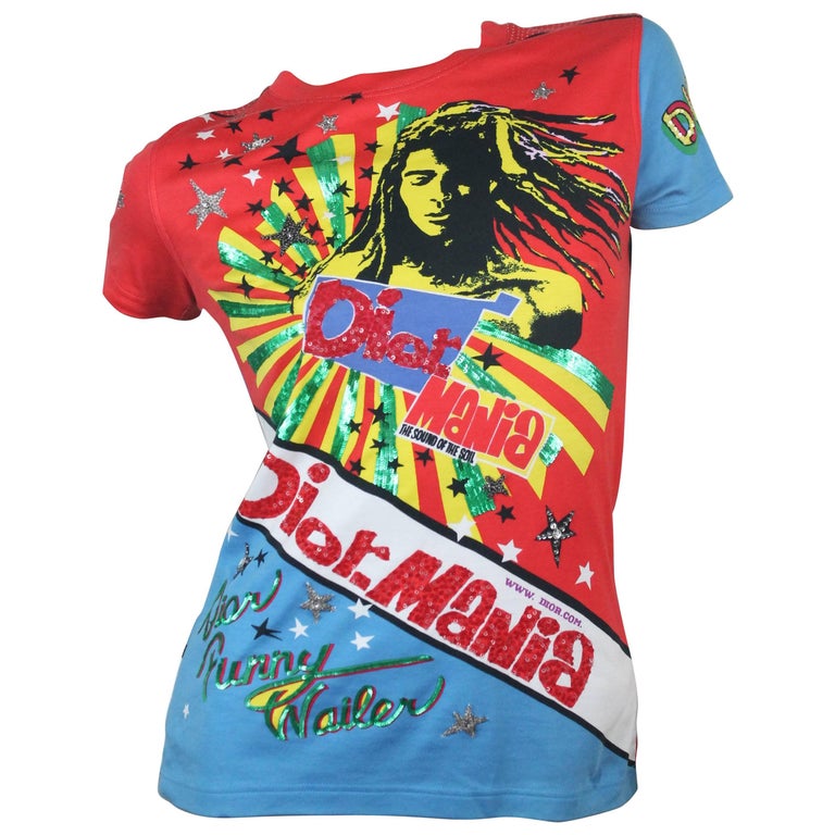 Christian Dior "Dior Mania" Rasta Tank Top from early 2000's Size US 10 ...