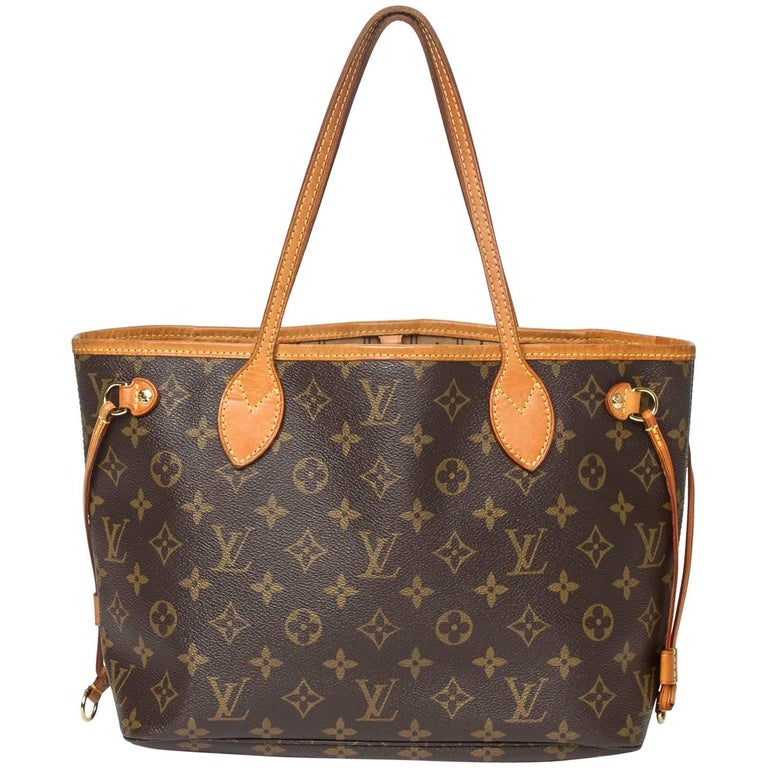 Louis Vuitton Neverfull PM in brown monogram canvas at 1stDibs