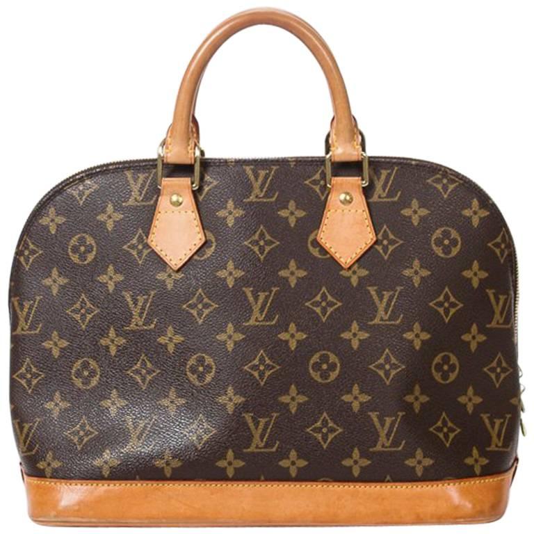 Louis Vuitton Alma PM in brown monogram canvas at 1stDibs