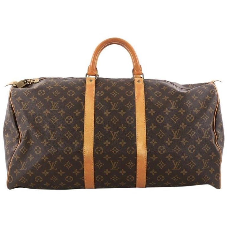 Louis Vuitton Keepall Bag Monogram Canvas 55 at 1stDibs