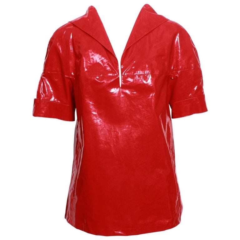 Prada Waterproof Red Top at 1stDibs