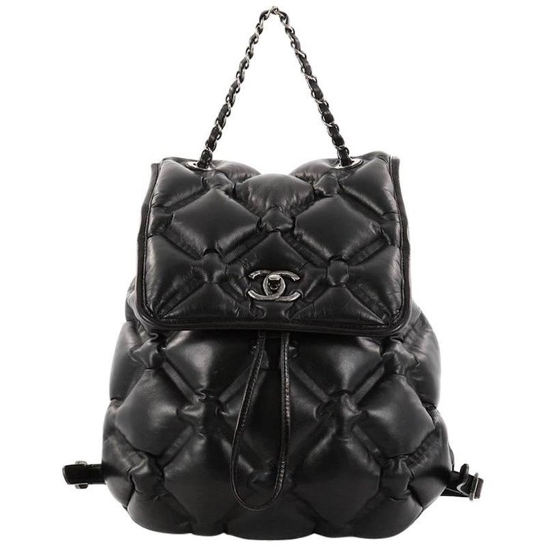 Chanel Chesterfield Backpack Quilted Calfskin Medium at 1stDibs