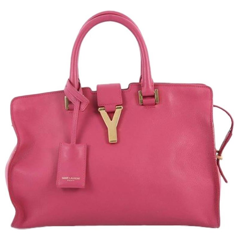 Saint Laurent Classic Y Cabas Leather Small at 1stDibs