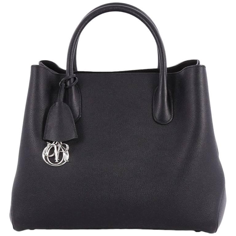 Christian Dior Open Bar Bag Leather Large at 1stDibs | dior bar bag