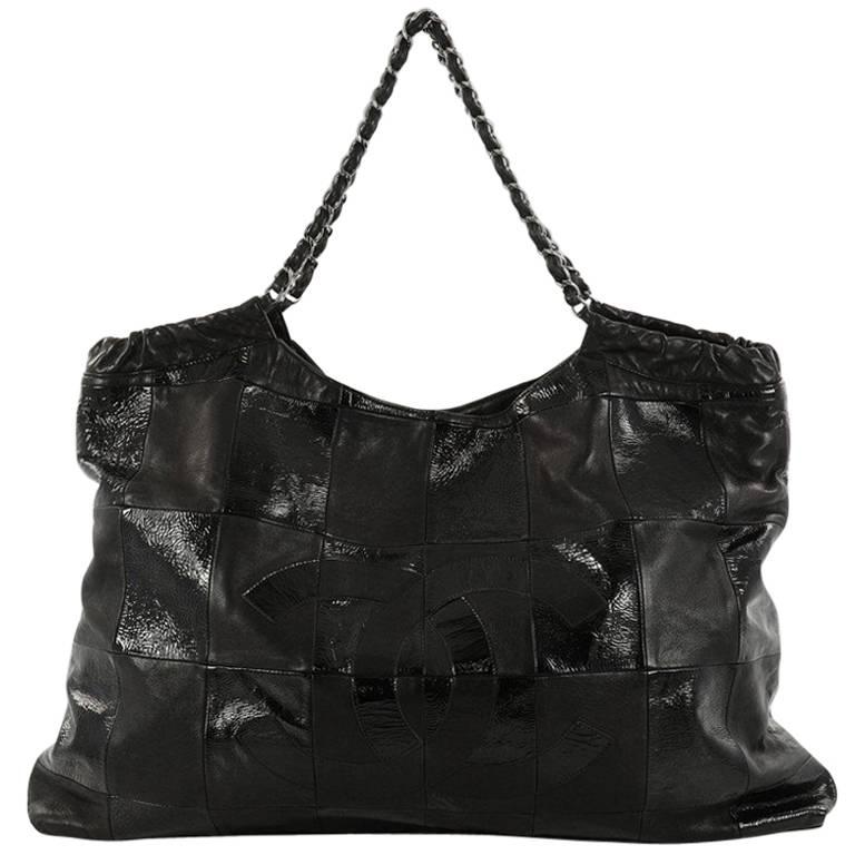 Chanel Brooklyn Tote Leather Patchwork Large at 1stDibs