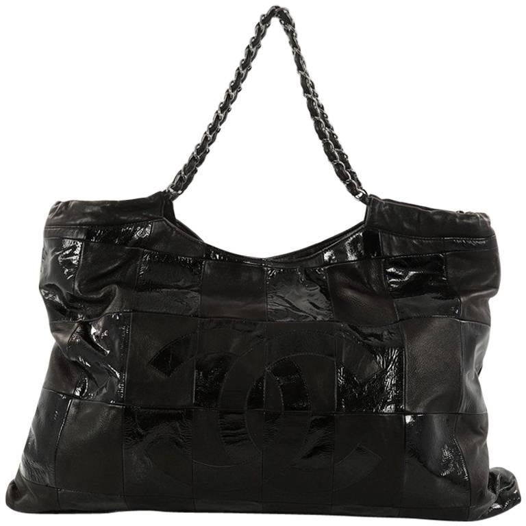 Chanel Brooklyn Tote Leather Patchwork Large at 1stDibs