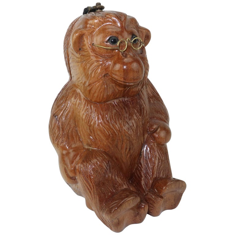 Vintage Timmy Woods Monkey Carved Wood Handbag at 1stDibs | vintage ...