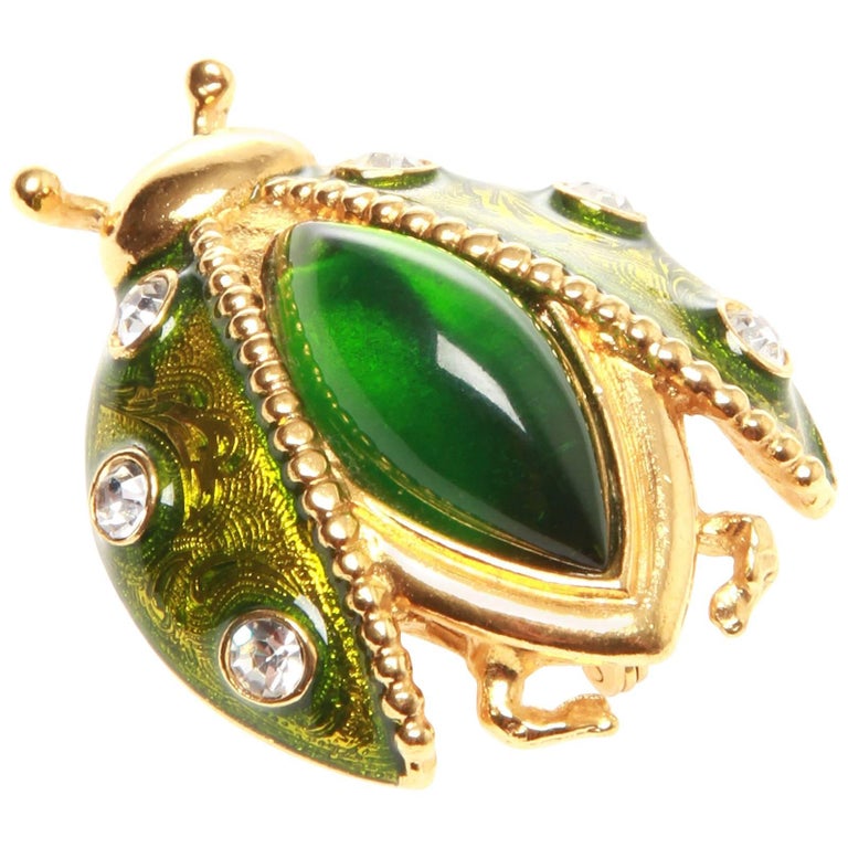Christian Dior Vintage Beetle Brooch at 1stDibs | dior beetle